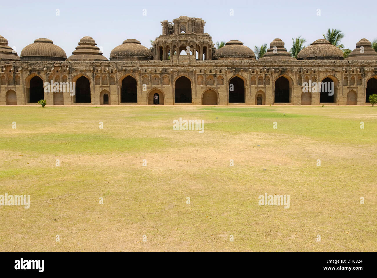 Elephant stables building, Hampi, Karnataka, India, Asia Stock Photo ...