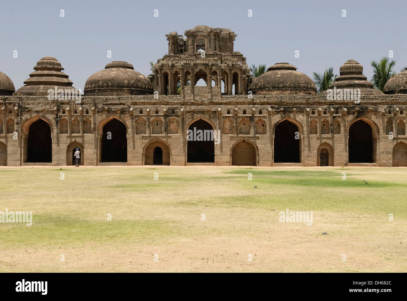 Elephant stables building, Hampi, Karnataka, India, Asia Stock Photo ...