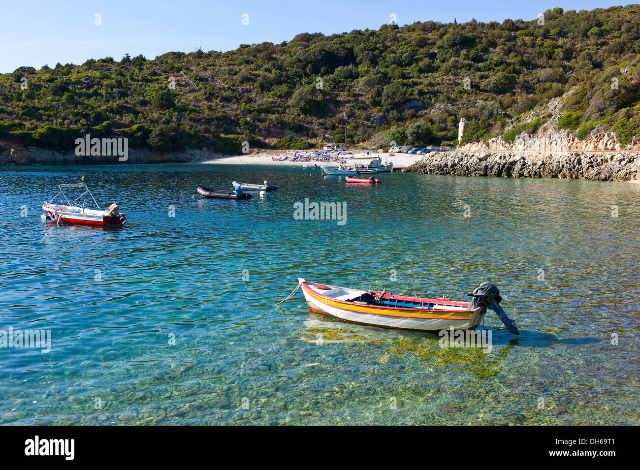 Jerusalem Beach near Fiscardo, Kefalonia, Greece Stock Photo - Alamy