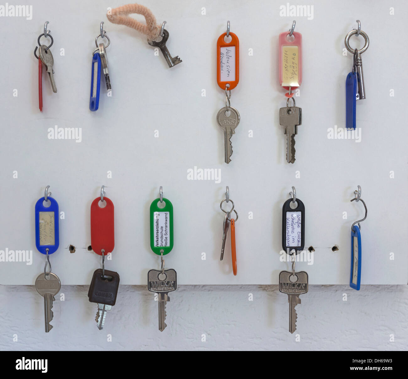 Labelled keys hi-res stock photography and images - Alamy