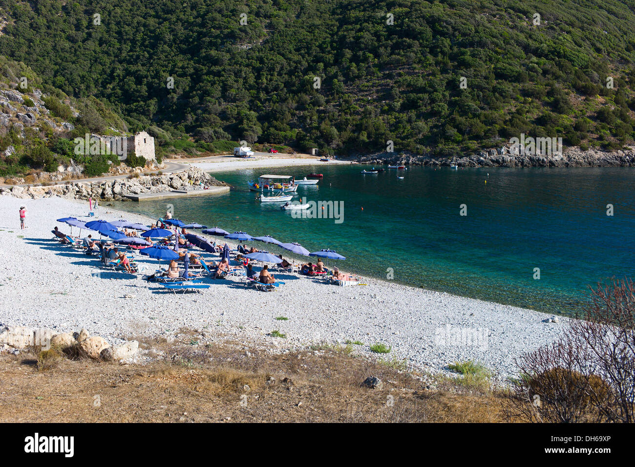 Jerusalem Beach near Fiscardo, Kefalonia, Greece Stock Photo - Alamy