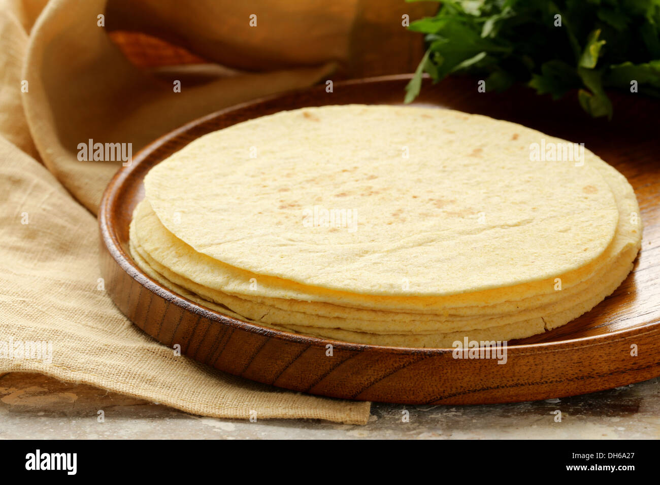 Corn tortillas stack hi-res stock photography and images - Alamy