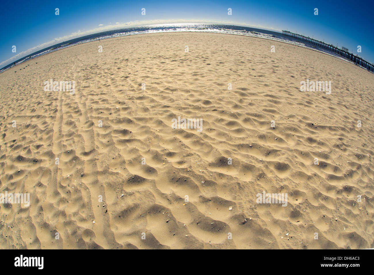 Sandy beach view calm hi-res stock photography and images - Alamy