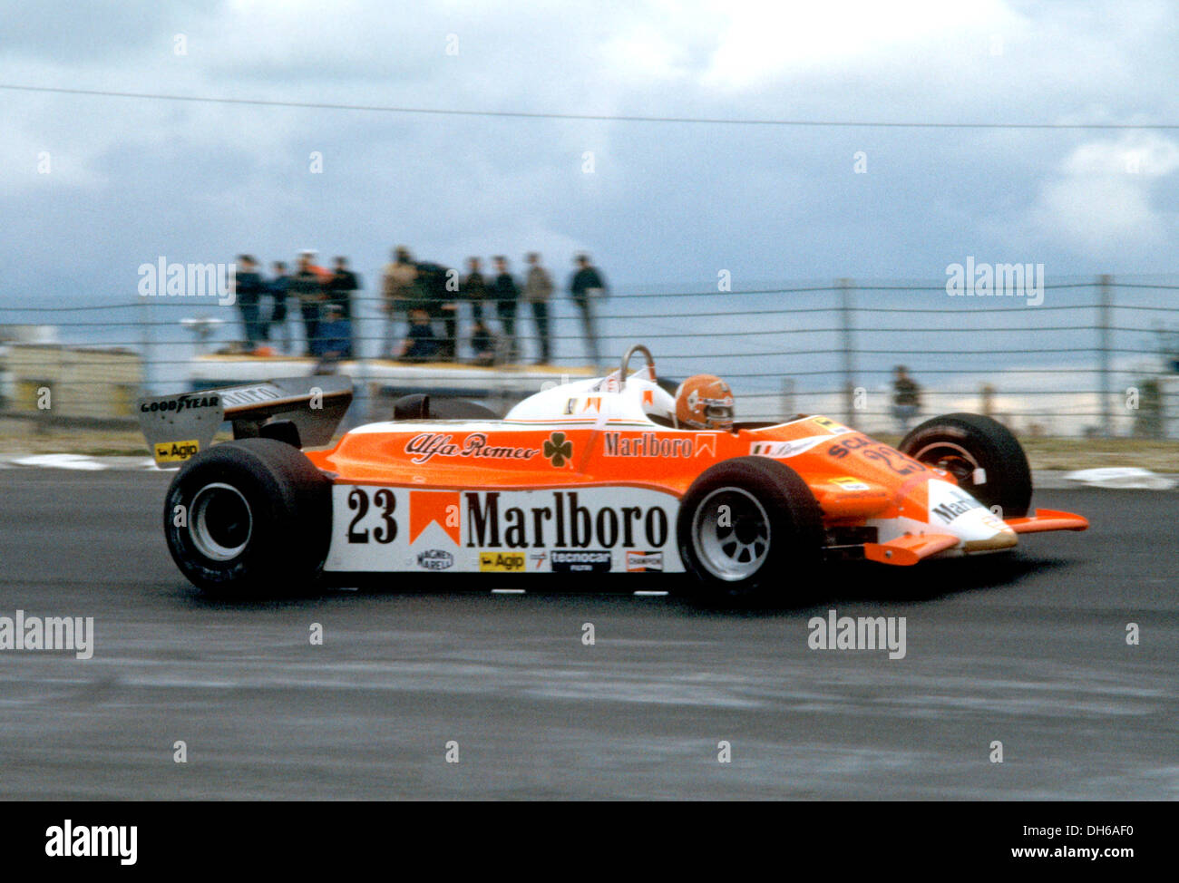 Bruno Giacomelli in an Alfa Romeo 179C at the US GP at Watkins Glen ...