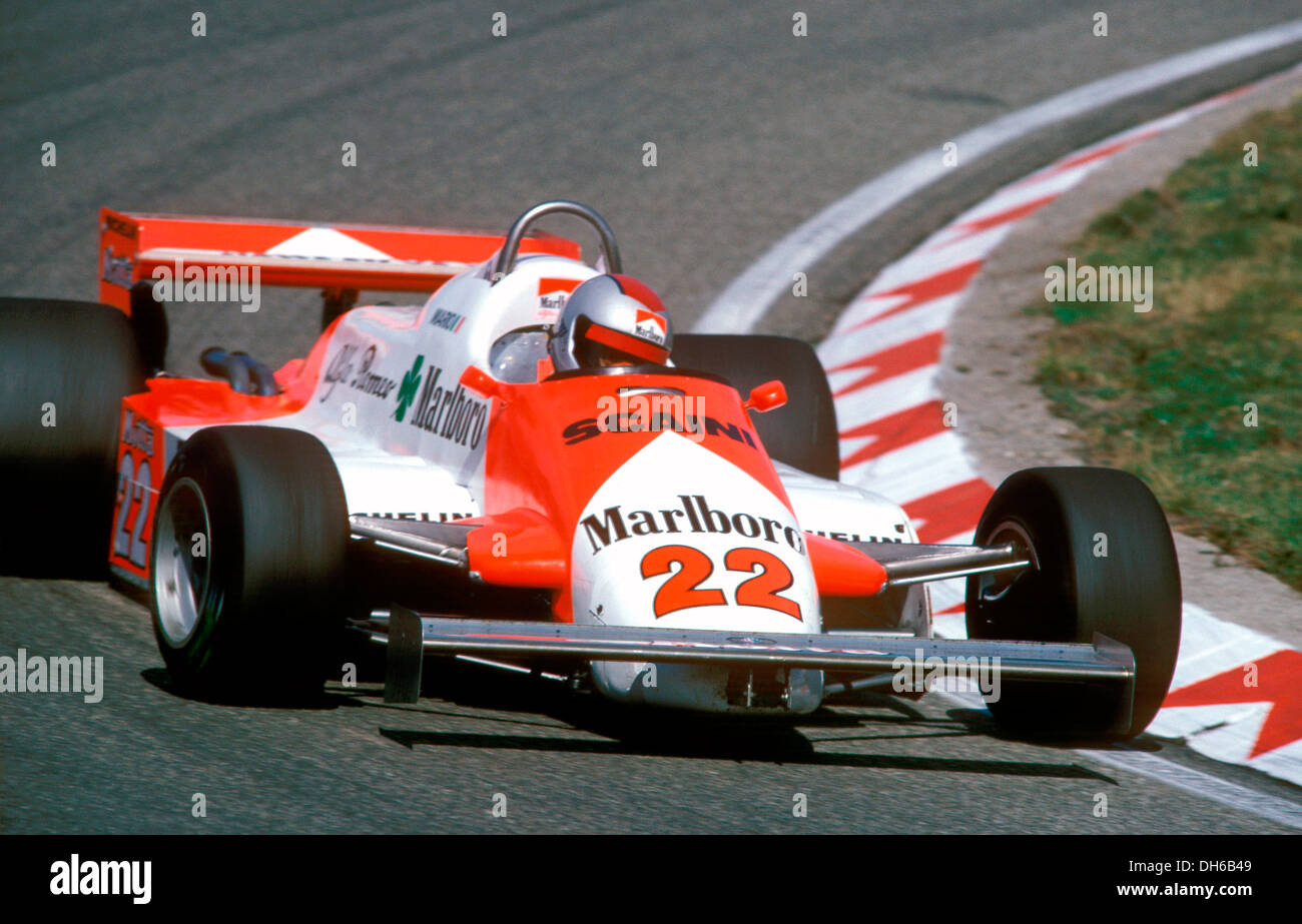 Mario Andretti in an Alfa Romeo 179C in the Italian GP at Monza, Italy ...
