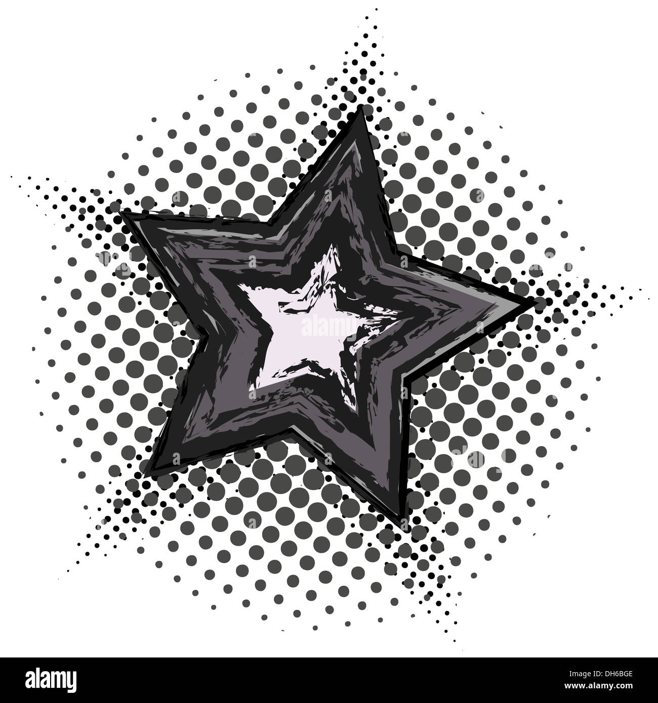 Half tone star pattern hi-res stock photography and images - Alamy