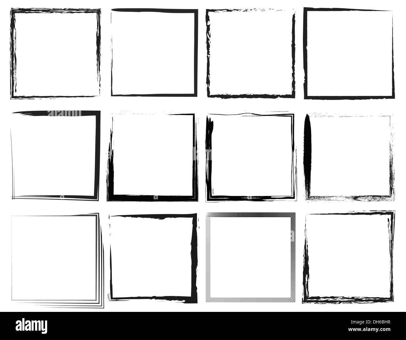 Grunge frames hi-res stock photography and images - Alamy