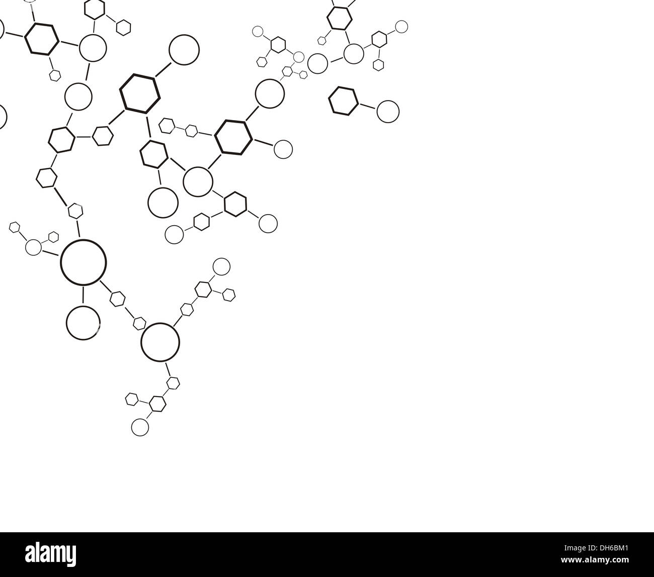 Molecule dna pattern vector Black and White Stock Photos & Images - Alamy