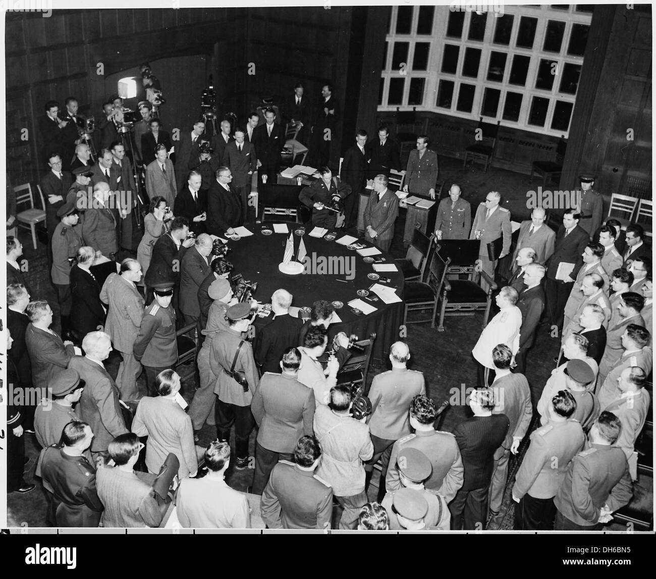 A meeting between President Harry S. Truman, British Prime Minister ...