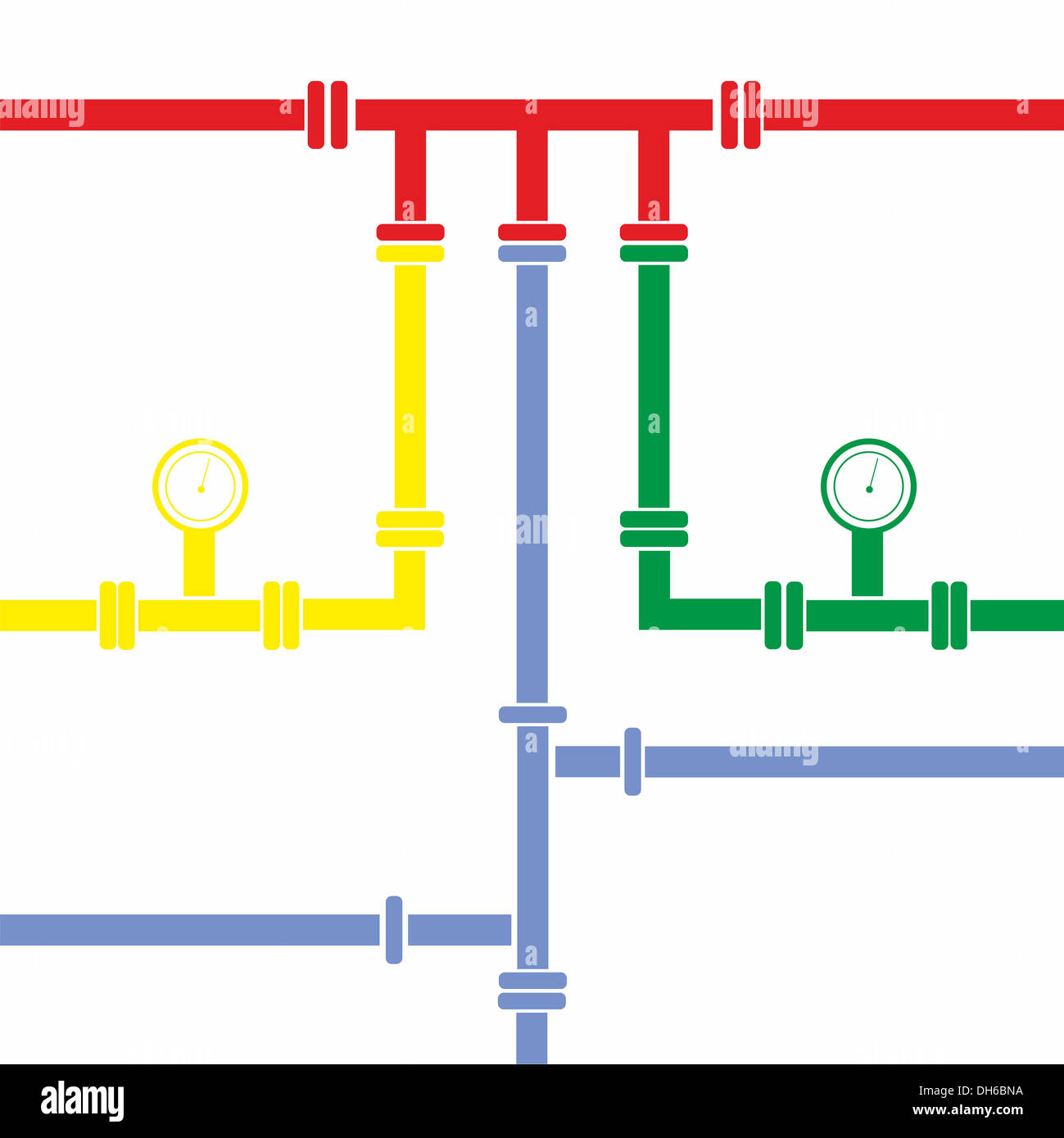 Seamless background of water pipeline Stock Photo - Alamy