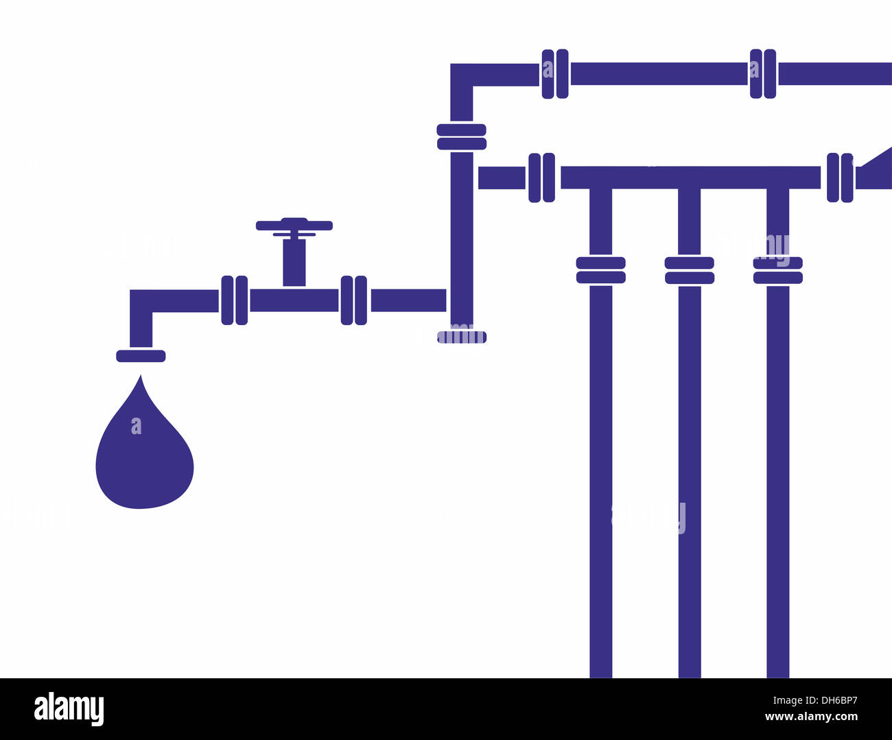 Pipeline Cut Out Stock Images & Pictures - Alamy