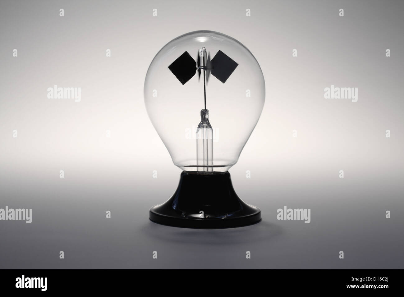 A radiometer on a seamless background. A radiometer is a device for ...