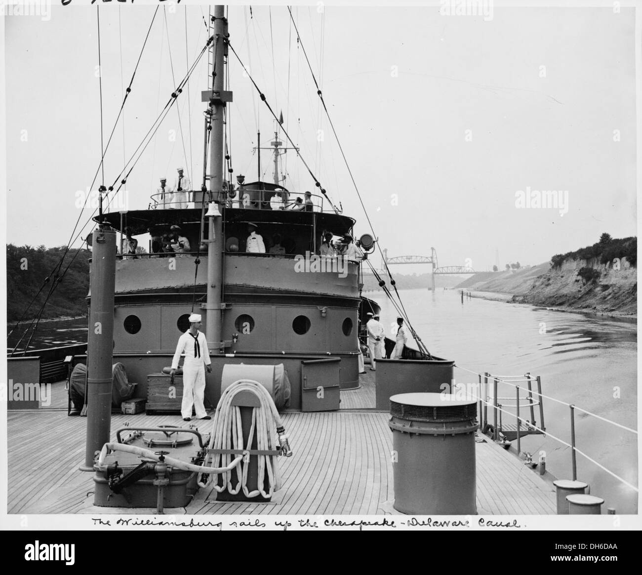 Photograph of President Truman's yacht, the U.S.S. WILLIAMSBURG ...