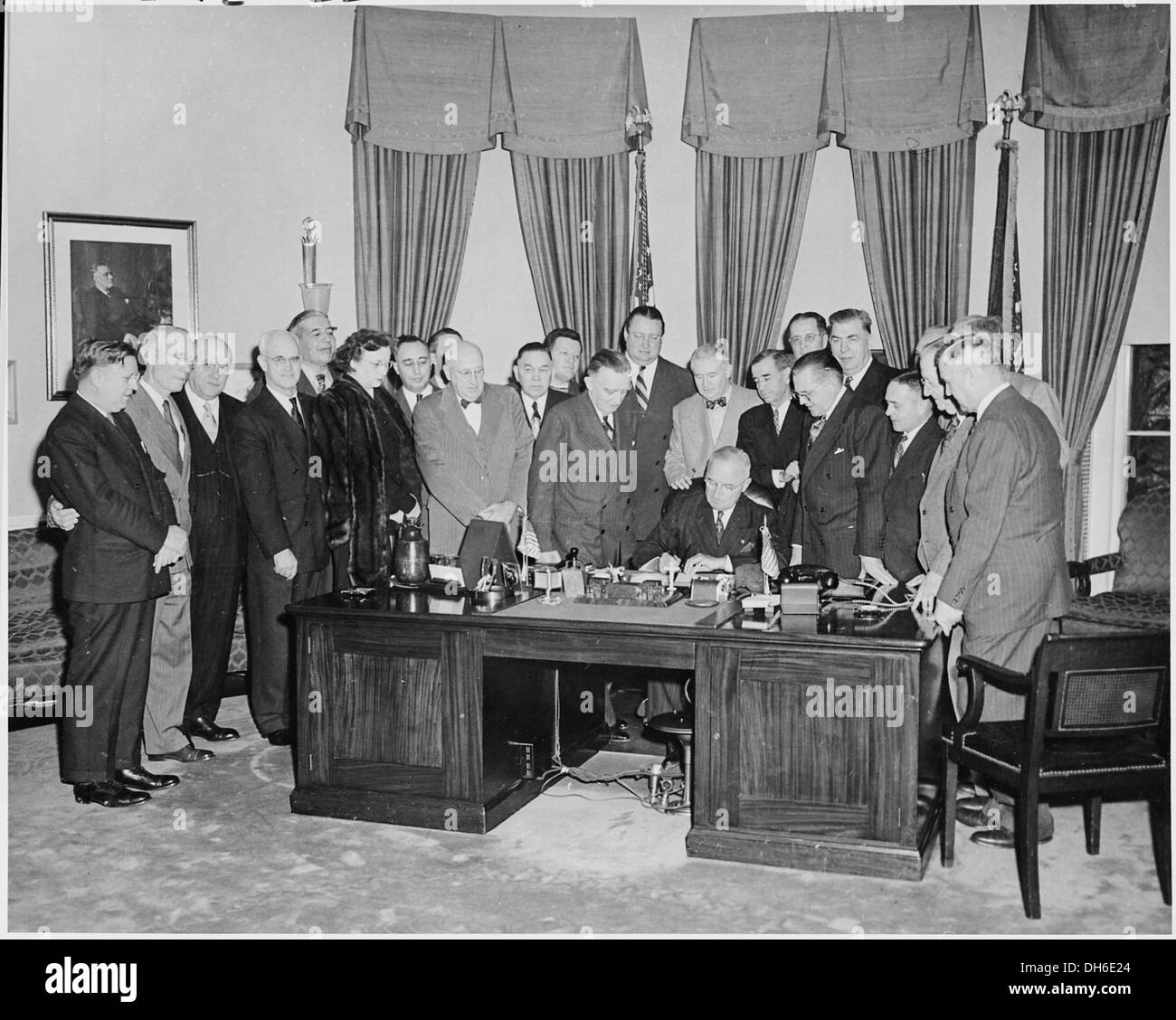 President Truman Desk High Resolution Stock Photography and Images - Alamy
