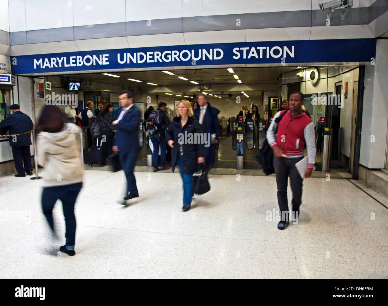 Marylebone Underground Station, London, England, United Kingdom Stock ...