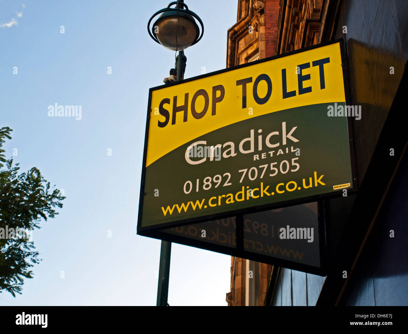 Shop To Let sign, Woolwich, London, England, United Kingdom Stock Photo ...