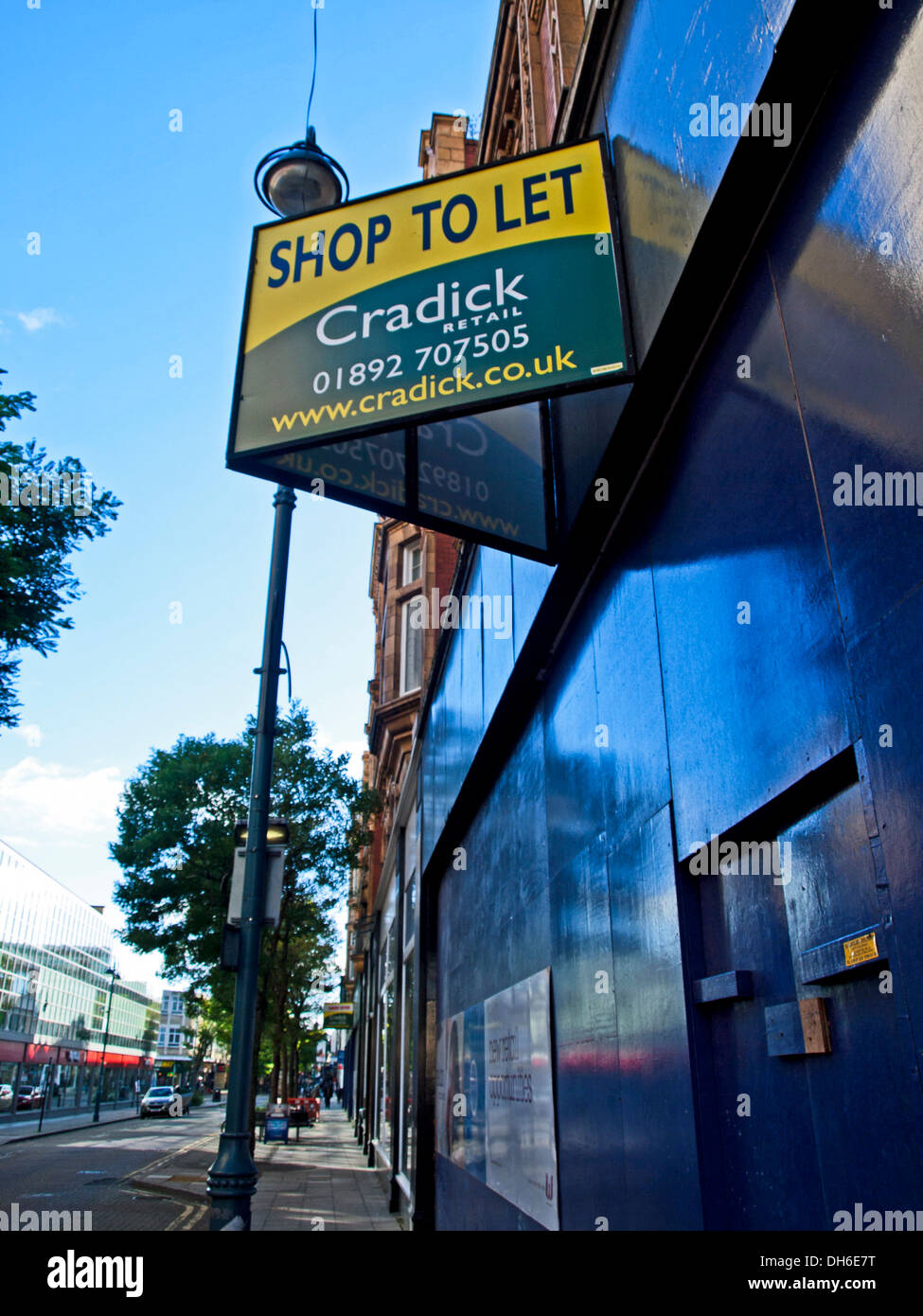 Shop To Let sign, Woolwich, London, England, United Kingdom Stock Photo ...