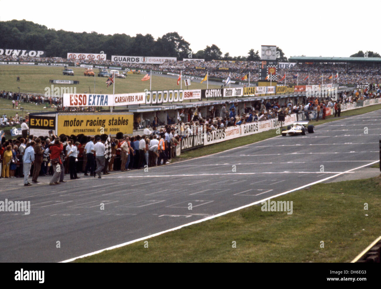 British GP with Jack Brabham in his Brabham-Cosworth BT33 finishes 2nd ...