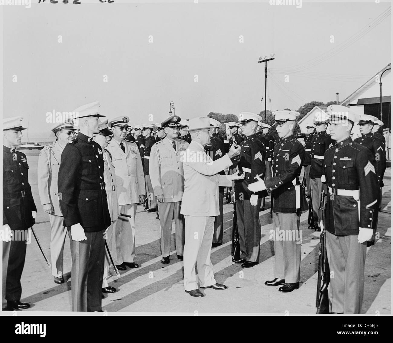 U s marine corps post Black and White Stock Photos & Images - Alamy