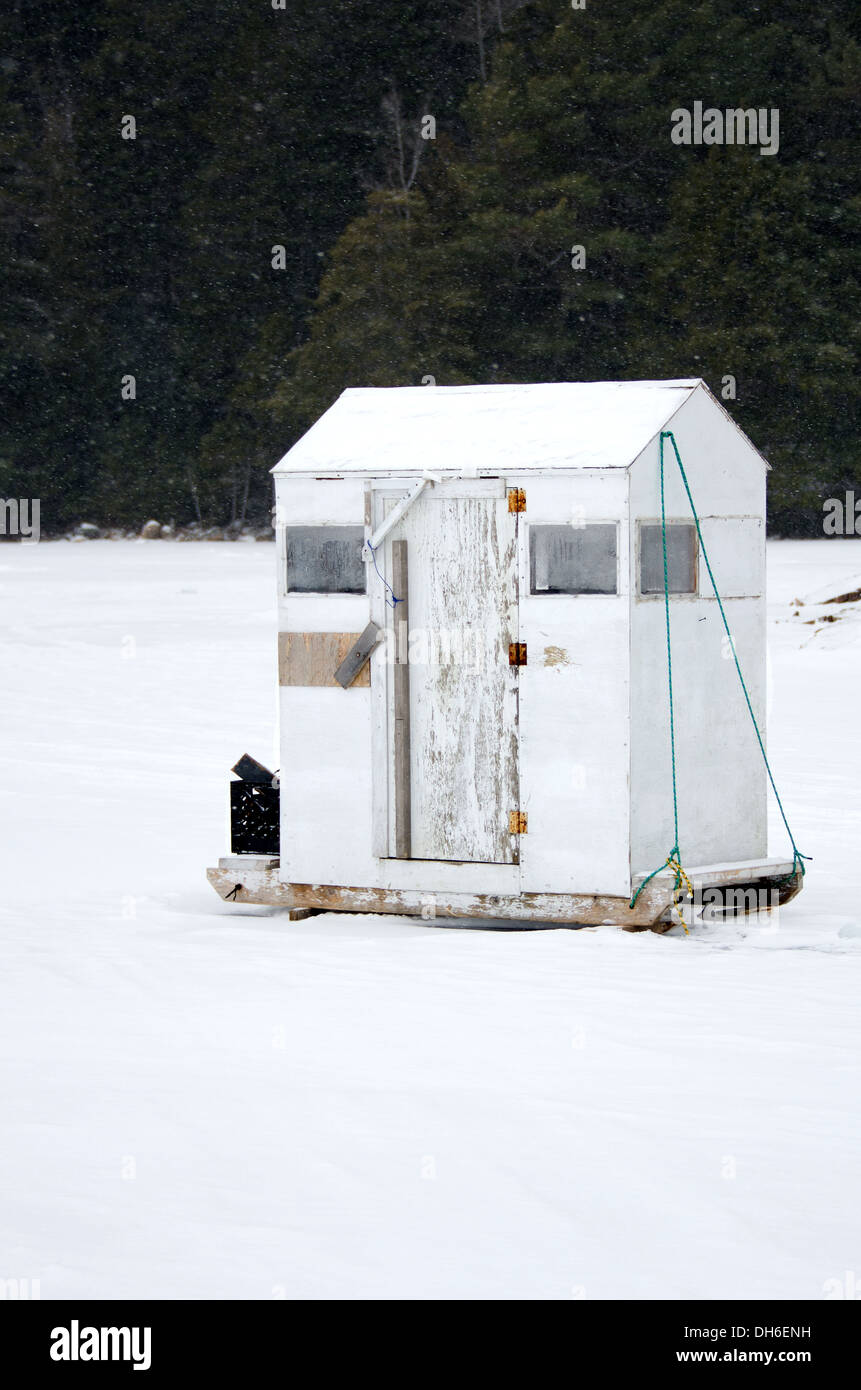 Ice fishing hut hi-res stock photography and images - Alamy