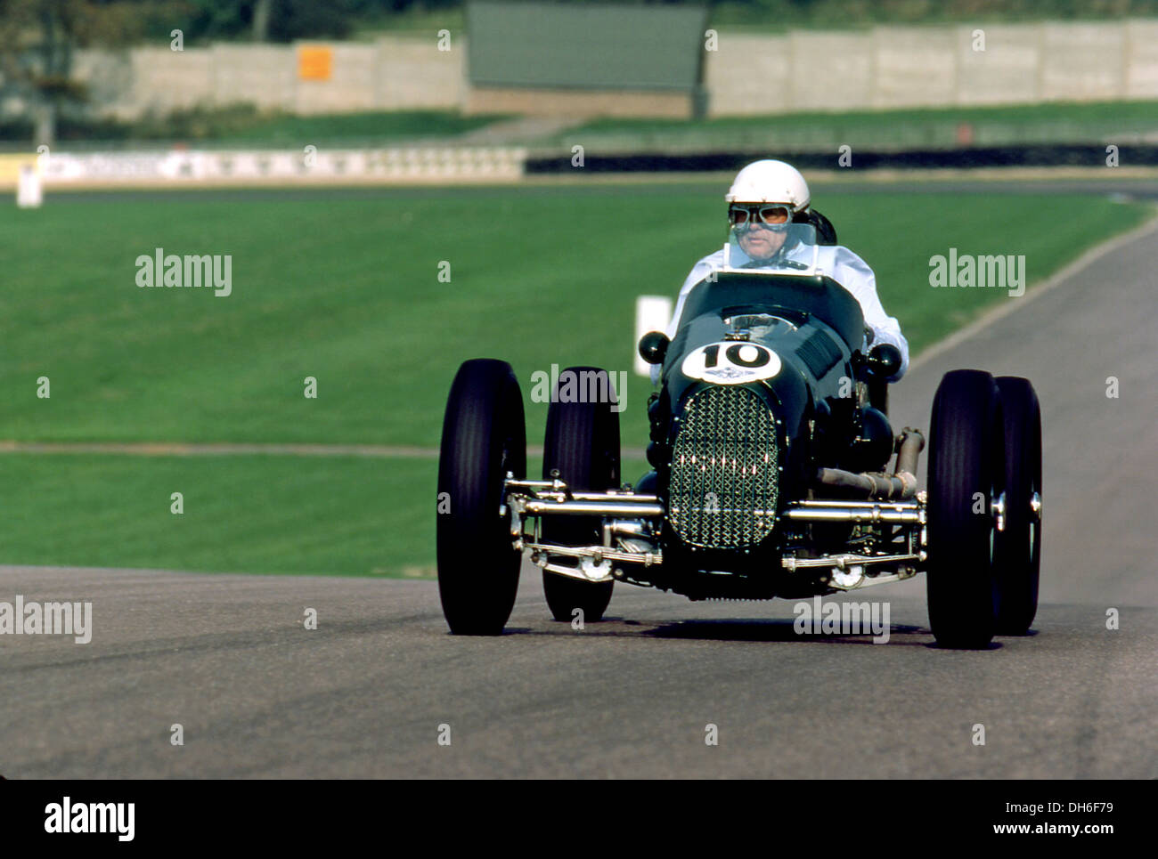 Phil Hill in an Austin 7 twin cam racer on track test for 'Road & Track ...