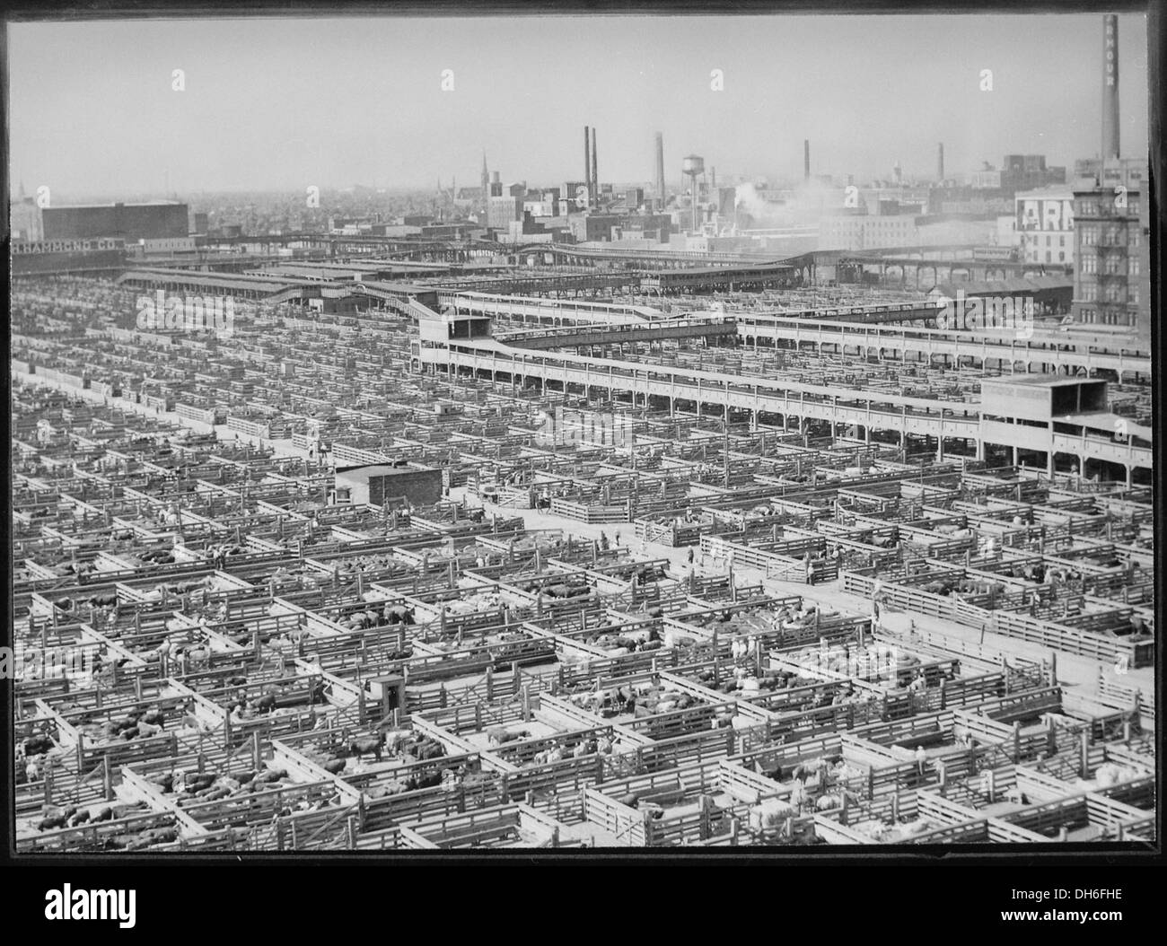 Stockyards Black and White Stock Photos & Images - Alamy