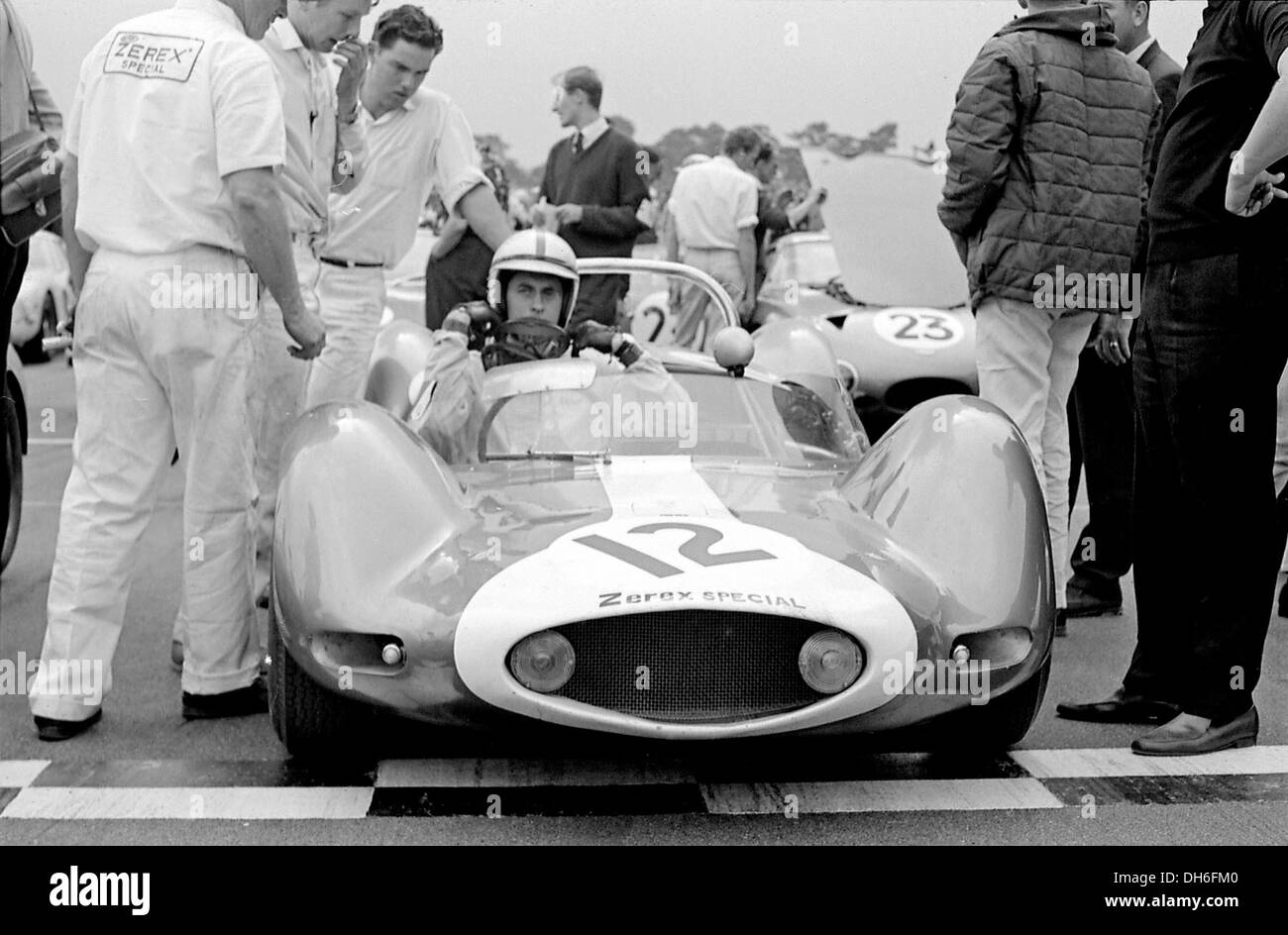 Roger Penske in a Cooper Zerex Special at Brands Hatch. Very successful ...