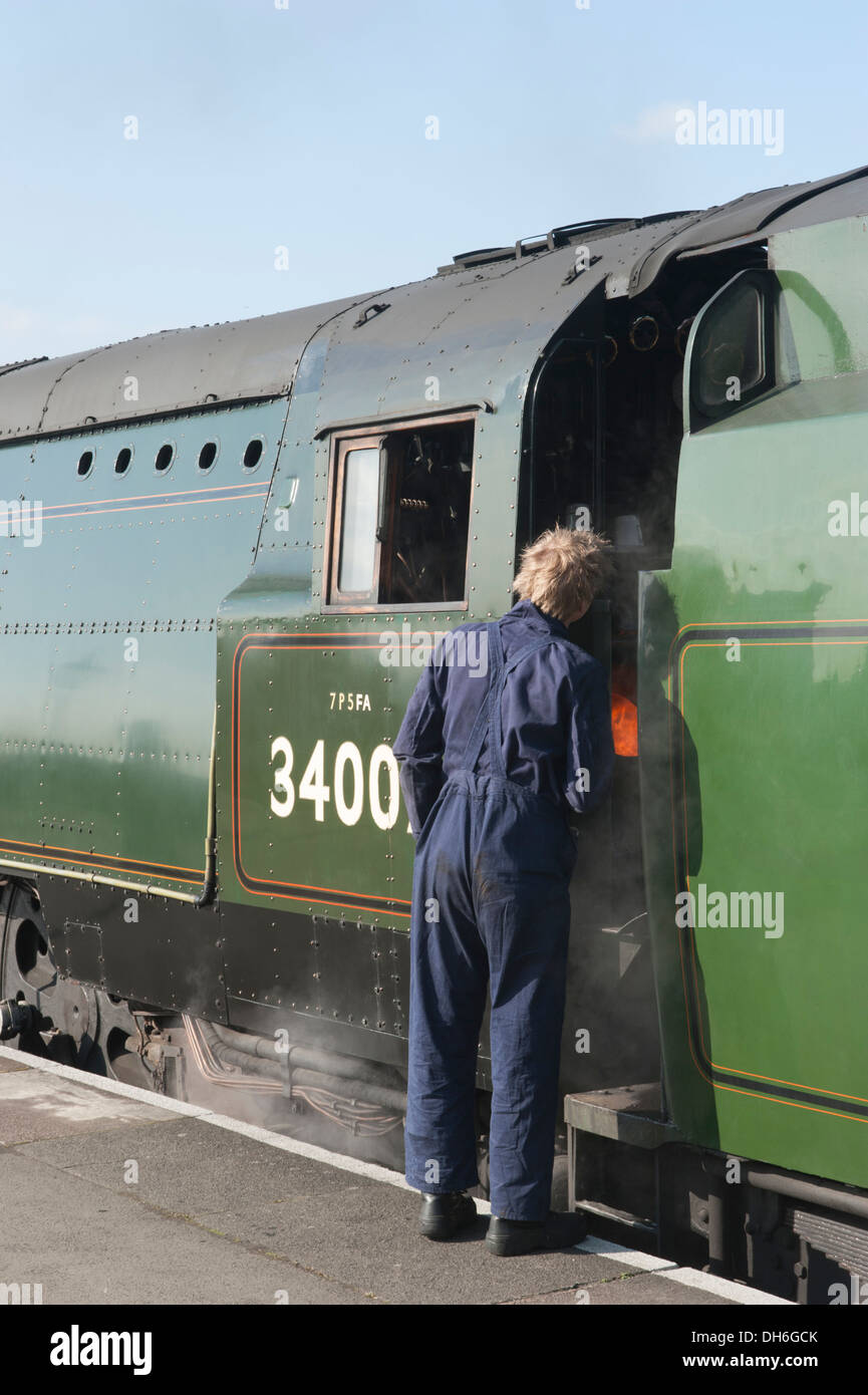 "Wadebridge" at Kidderminster station on the Severn Valley Railway Stock Photo - Alamy