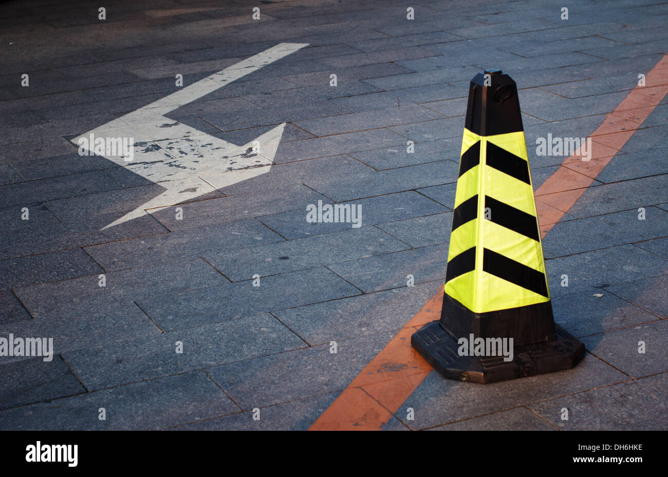 Danger cone hi-res stock photography and images - Alamy