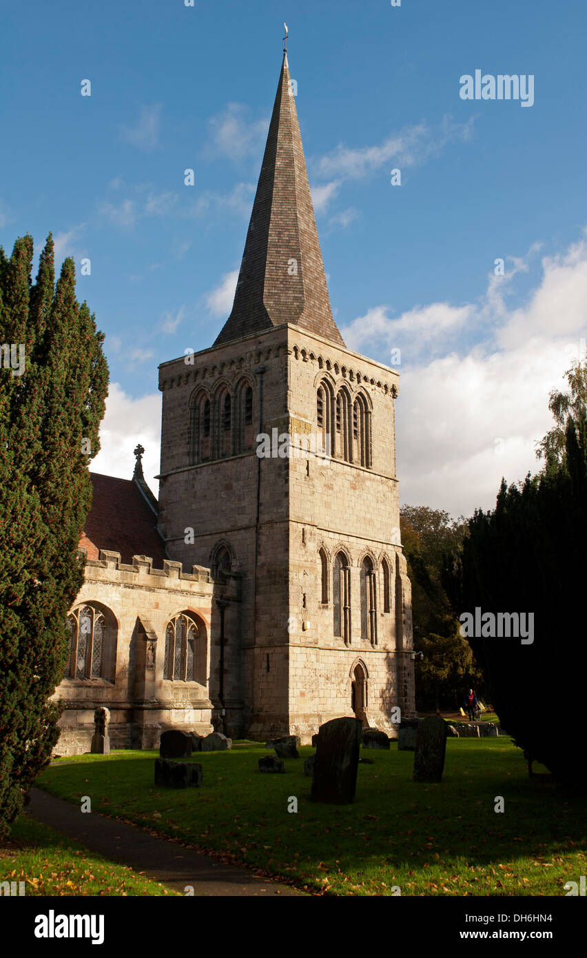 St. Michael`s Church, Stoke Prior, Worcestershire, UK Stock Photo - Alamy