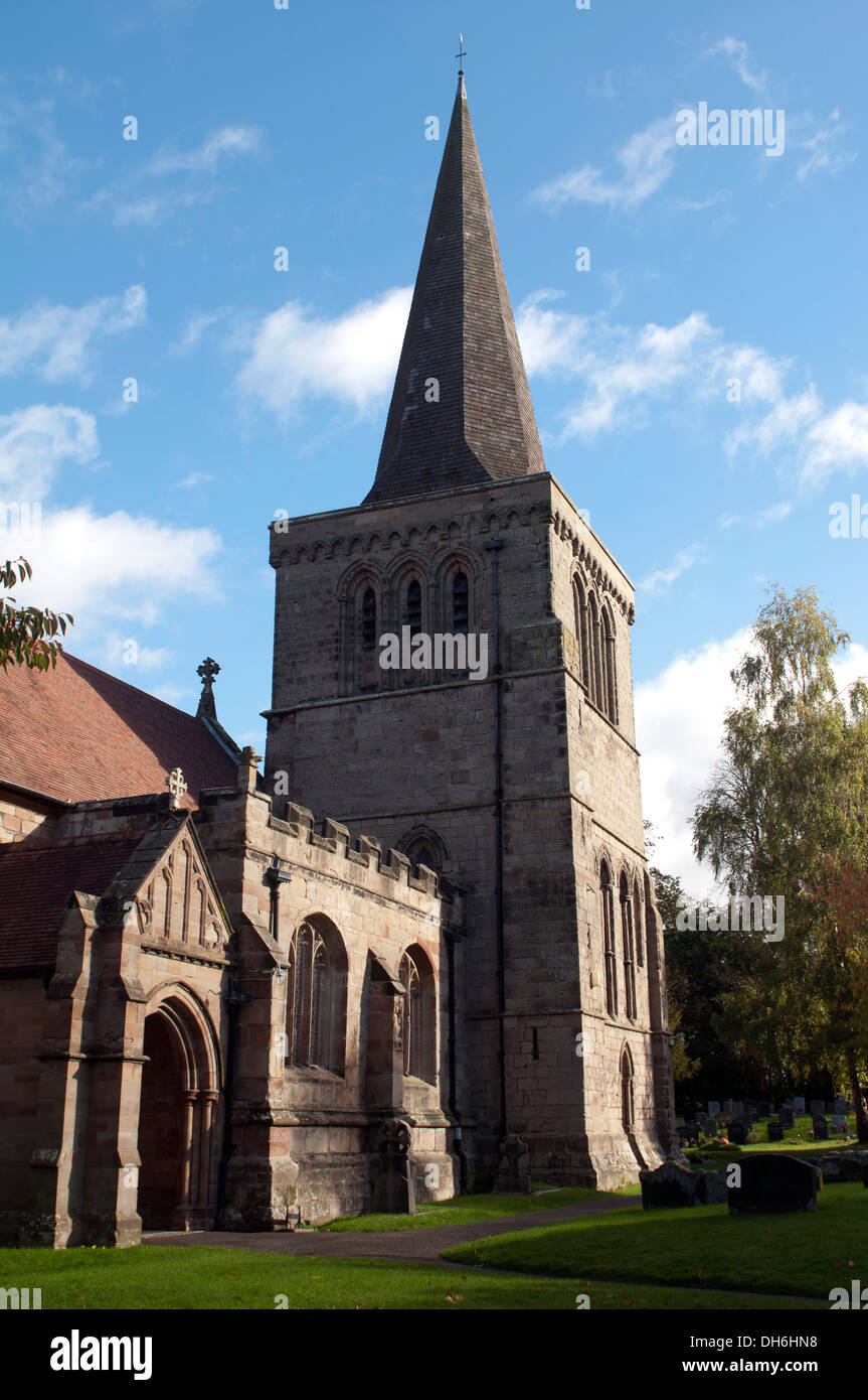 St. Michael`s Church, Stoke Prior, Worcestershire, UK Stock Photo - Alamy