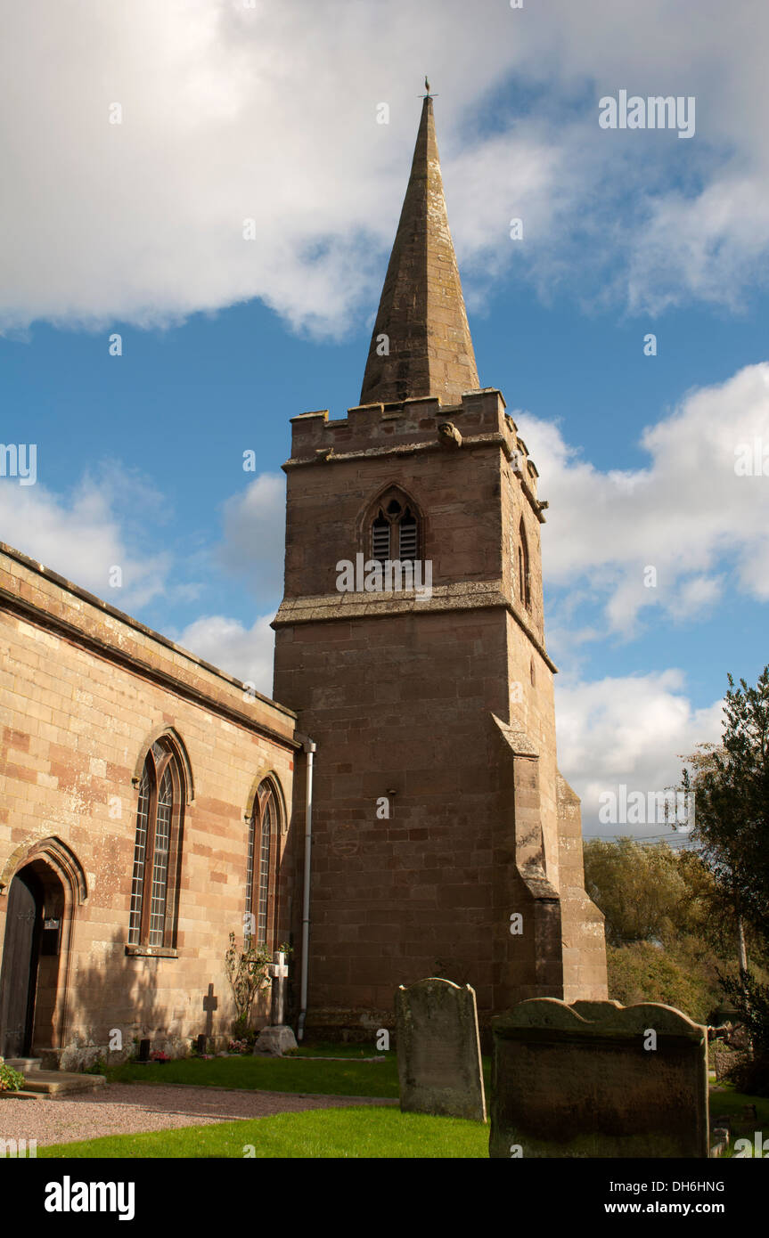 St. Michael`s Church, Upton Warren, Worcestershire, England, UK Stock ...