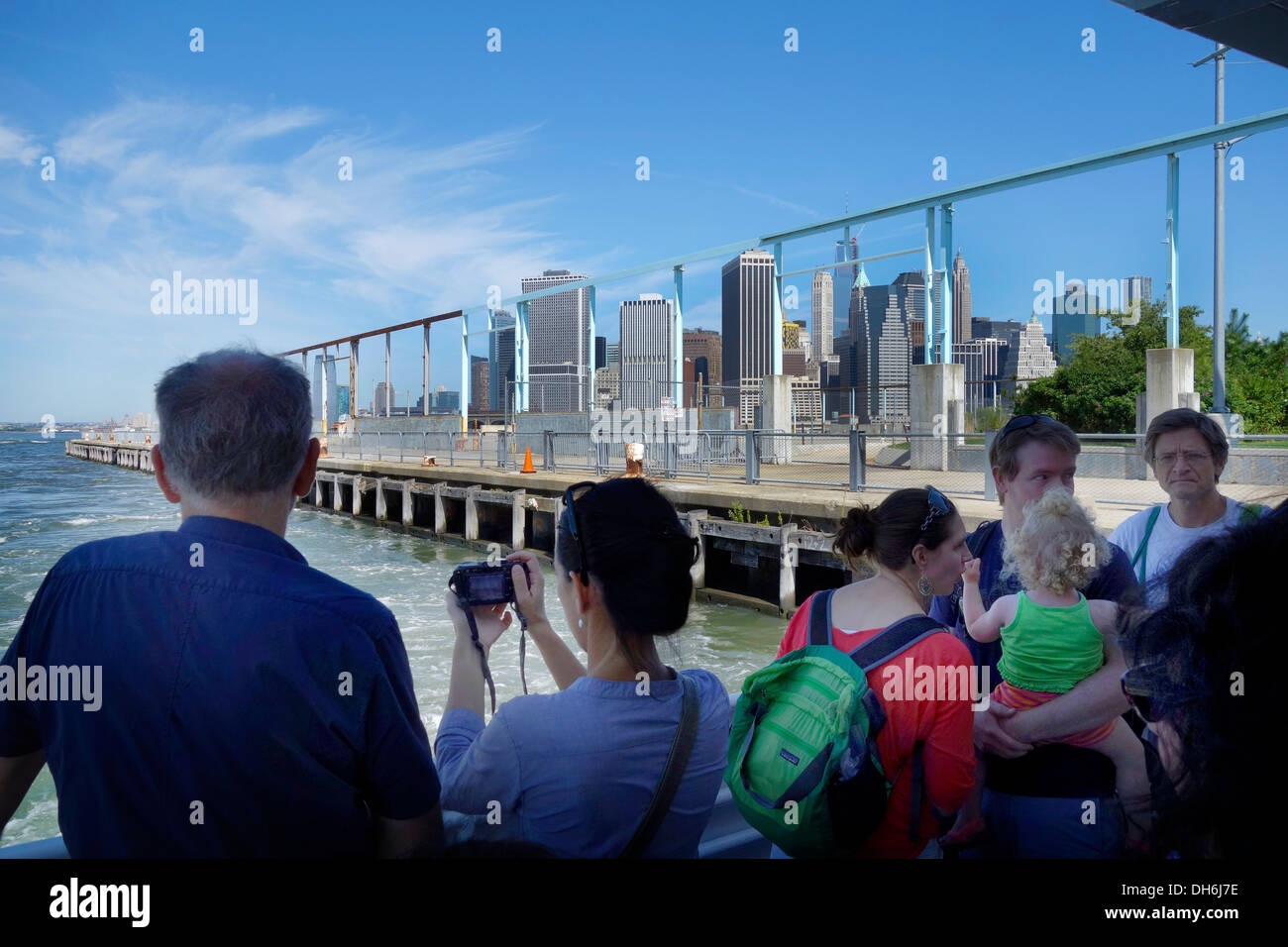 Governors Island ferry in New York City Stock Photo - Alamy