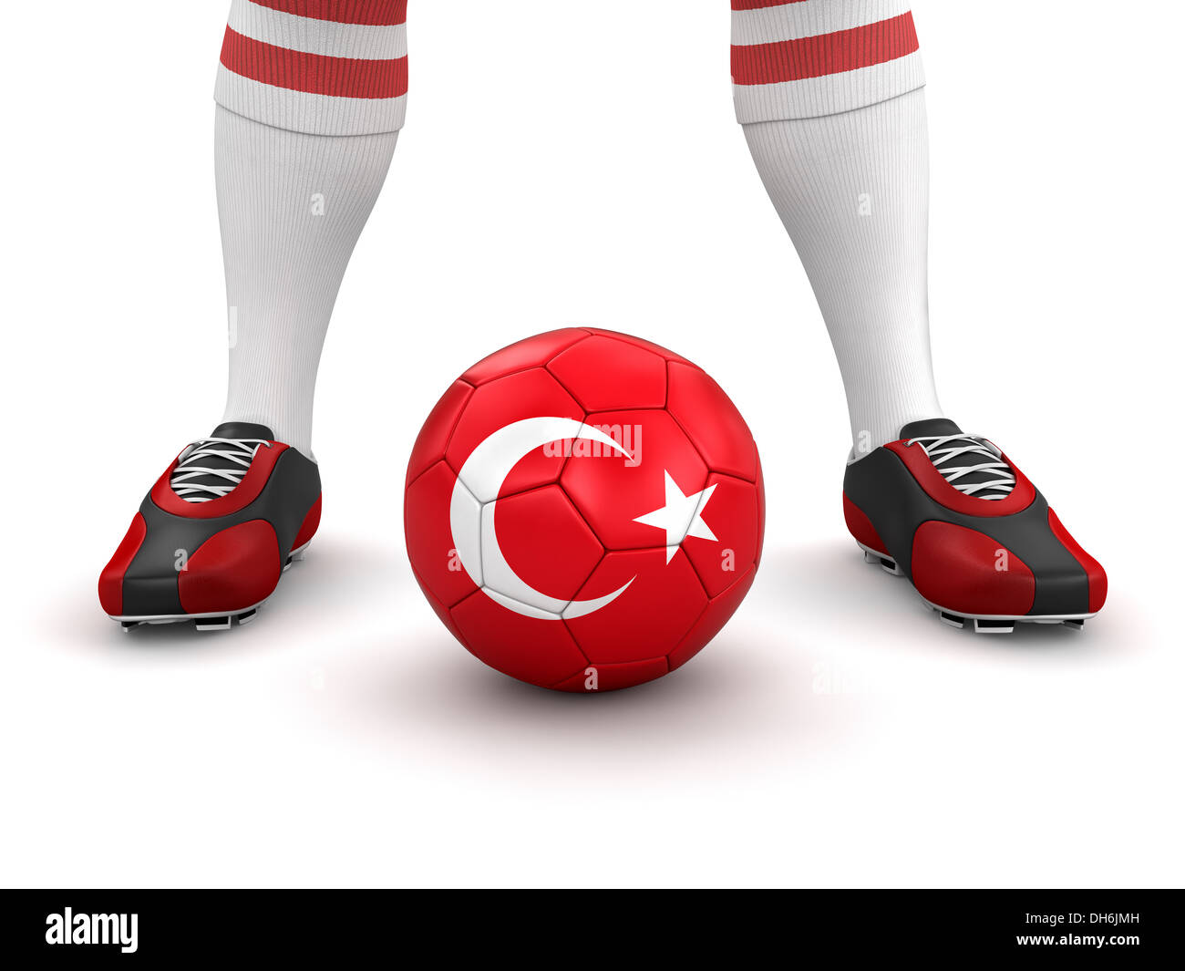 Football turkish flag 3d hi-res stock photography and images - Alamy