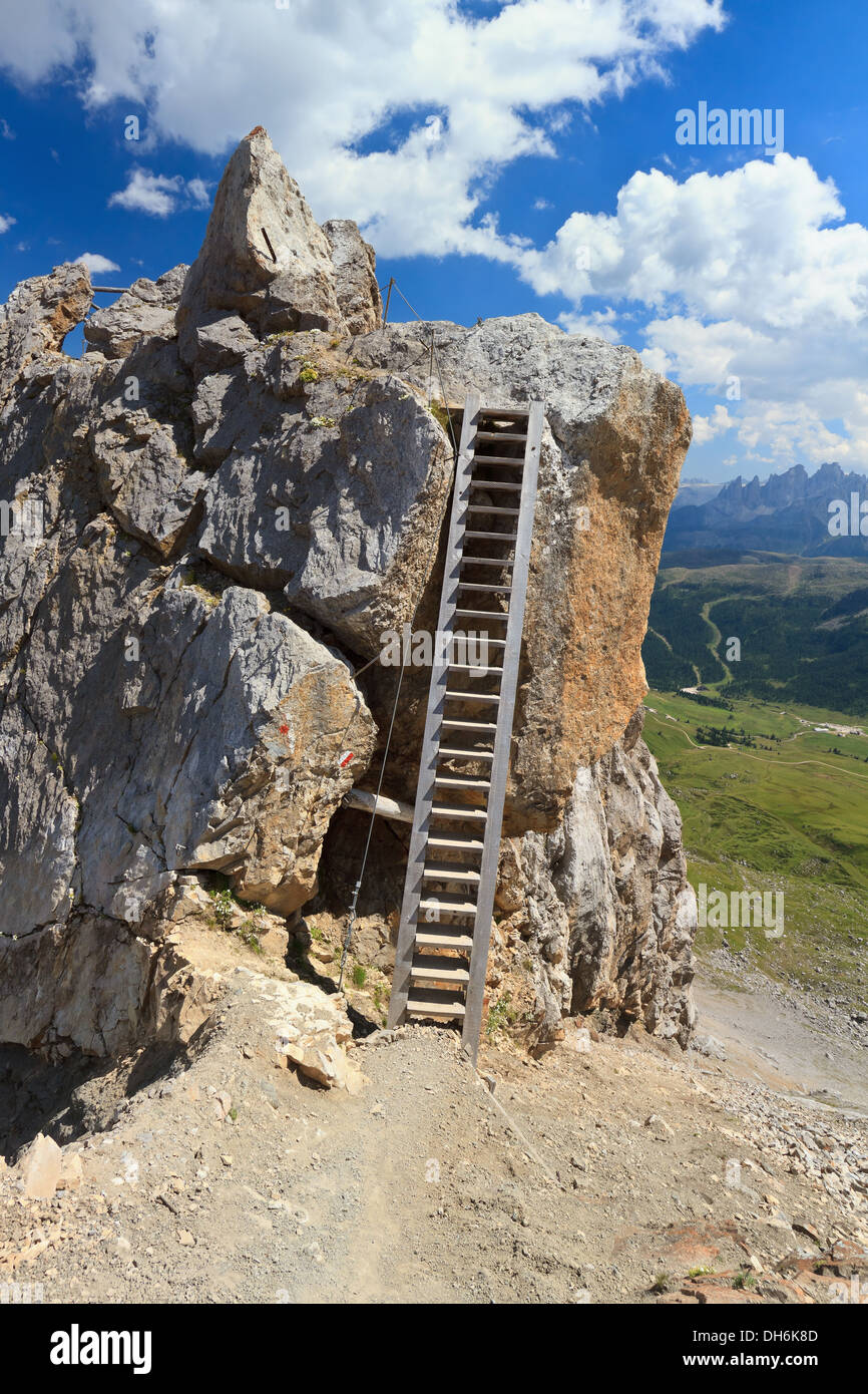 Via ferrata ladder climb hi-res stock photography and images - Alamy