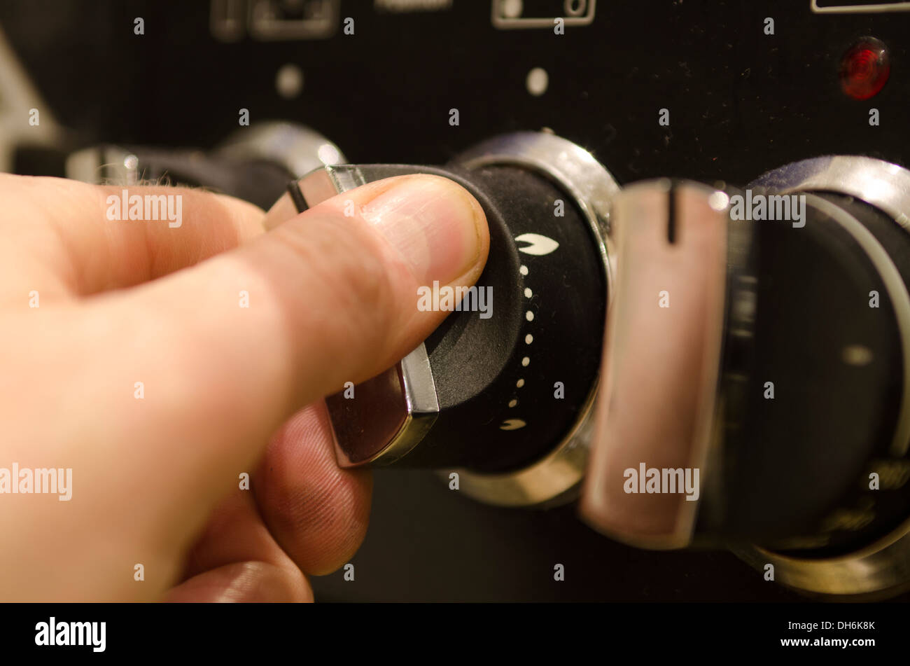 Gas control knob hi-res stock photography and images - Alamy