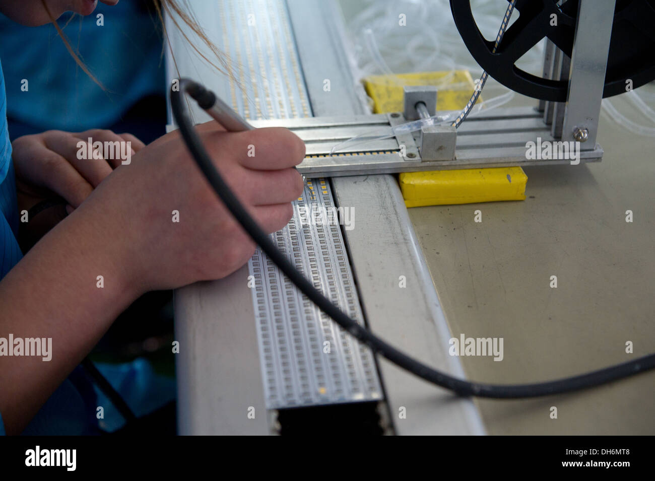 LED chip assembly and manufacturing process Stock Photo - Alamy