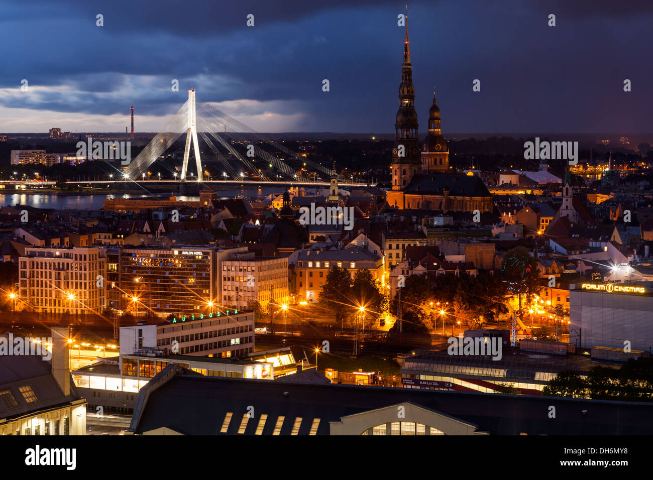 View riga city center hi-res stock photography and images - Alamy