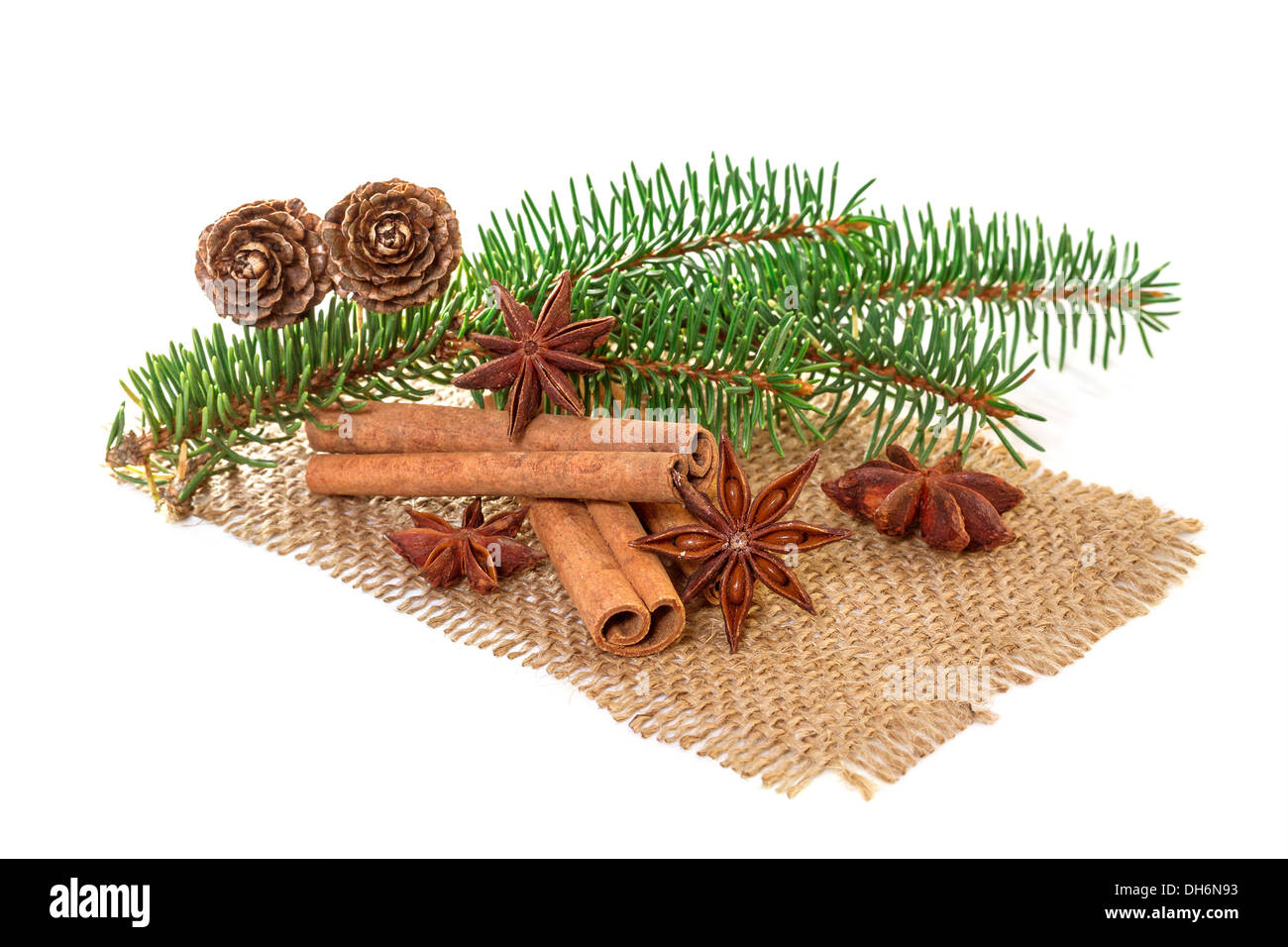 Star anise on wooden Cut Out Stock Images & Pictures - Alamy