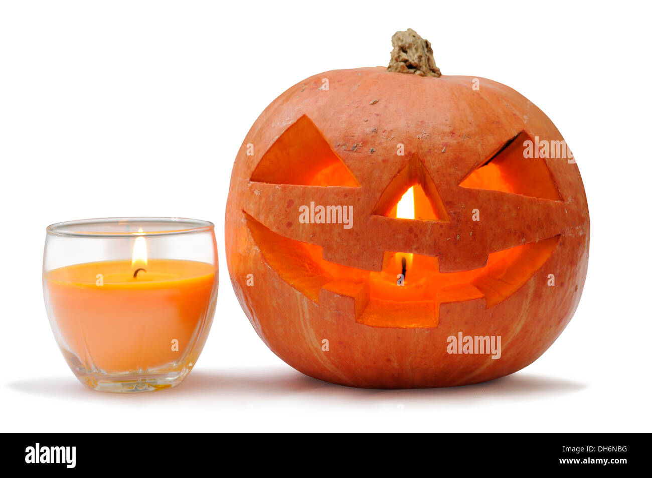 Scary pumpkin night dark Cut Out Stock Images & Pictures - Alamy
