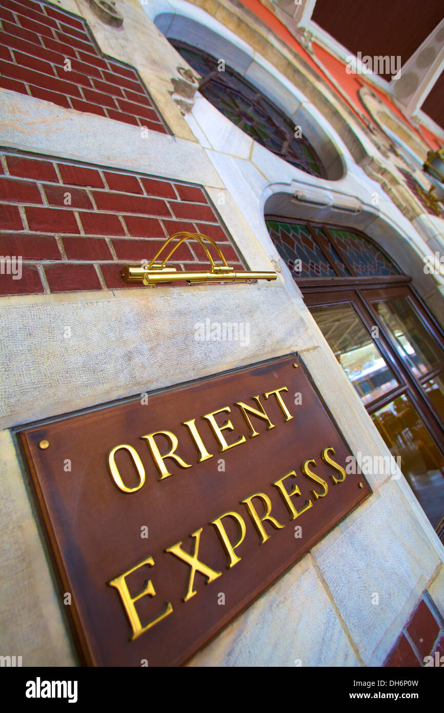 Orient Express, Sirkeci Station, Istanbul, Turkey Stock Photo - Alamy