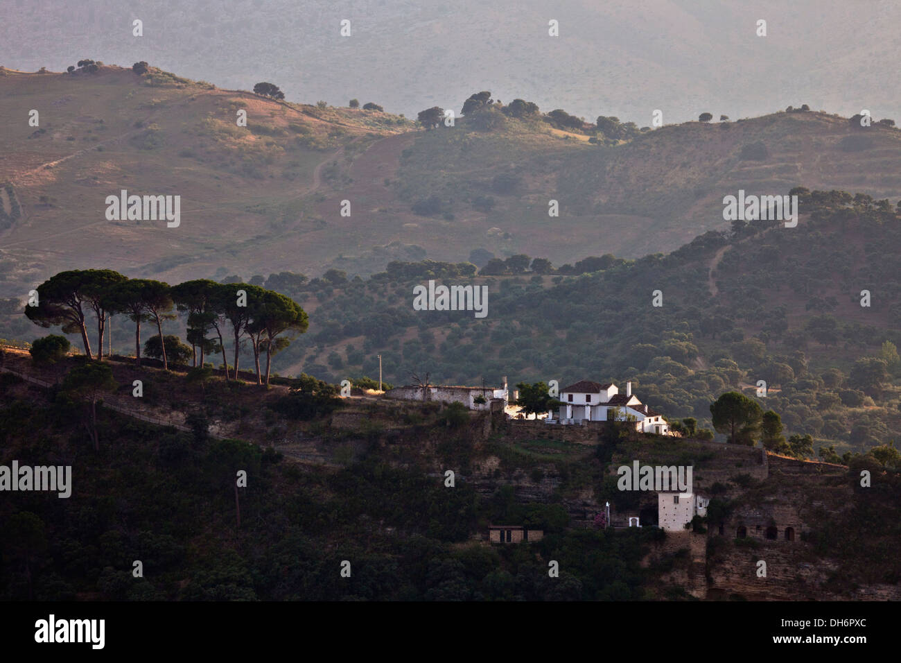 View to the mountains near Ronda, Spain Stock Photo - Alamy