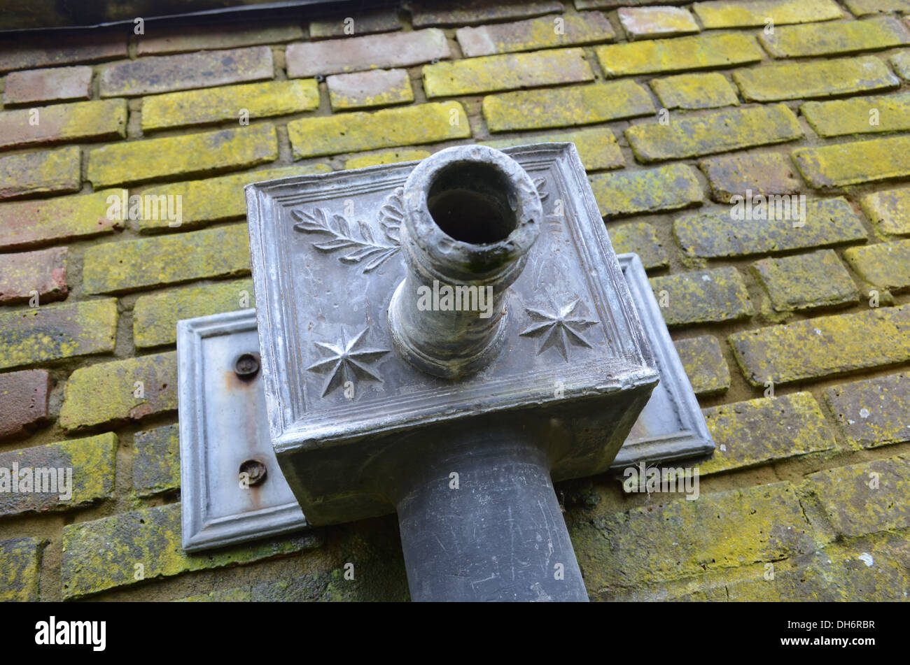 lead down pipe Stock Photo - Alamy