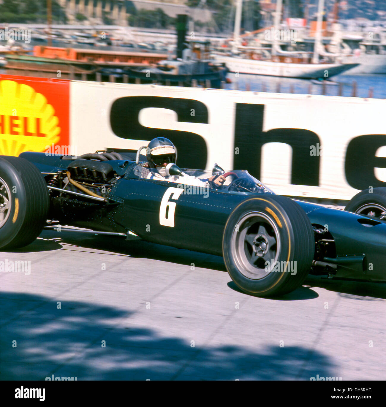 Piers Courage driving a BRM P2614 at the Monaco Grand Prix, 1967 Stock ...