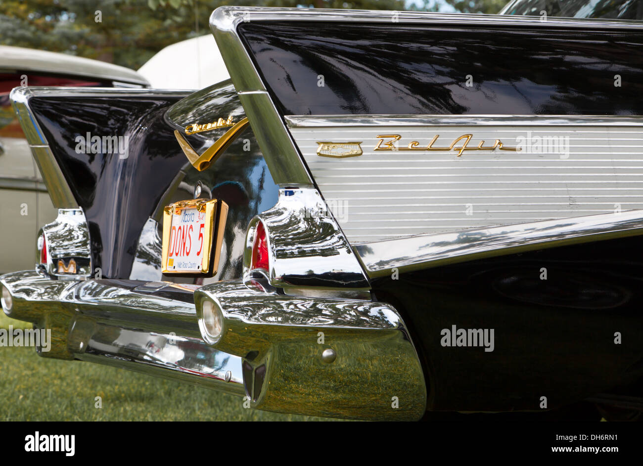 Bel Air, Classic American Custom Car, seen at Show and Shine in Granum ...