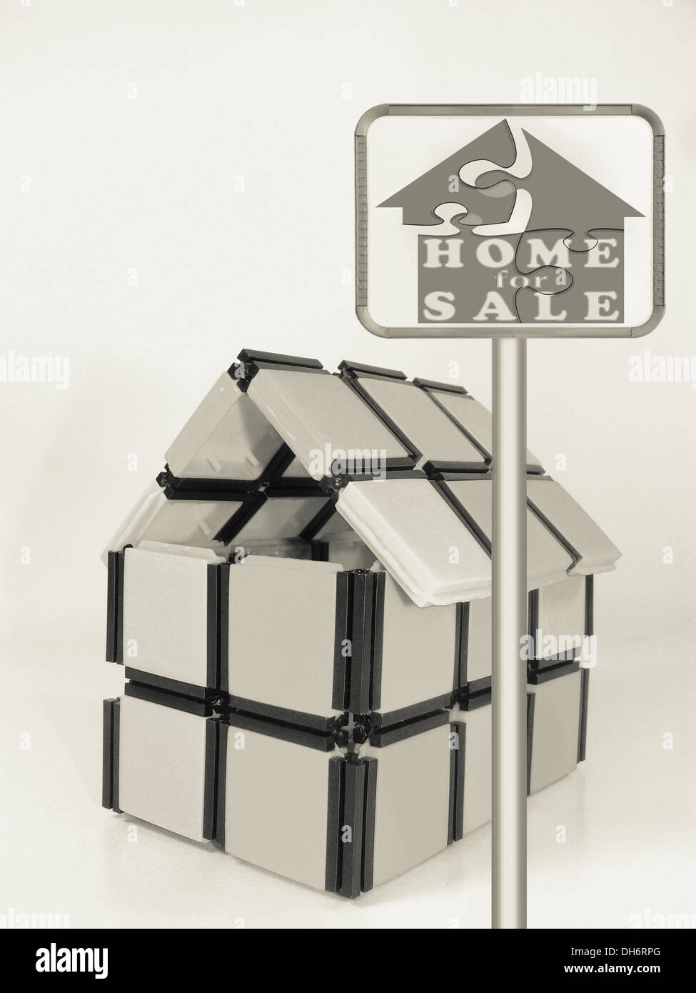 Home For Sale Signboard, Concept Stock Photo - Alamy