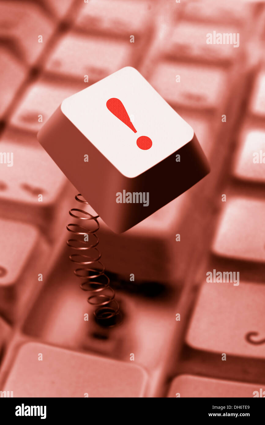 Computer keyboard exclamation mark key hi-res stock photography and ...