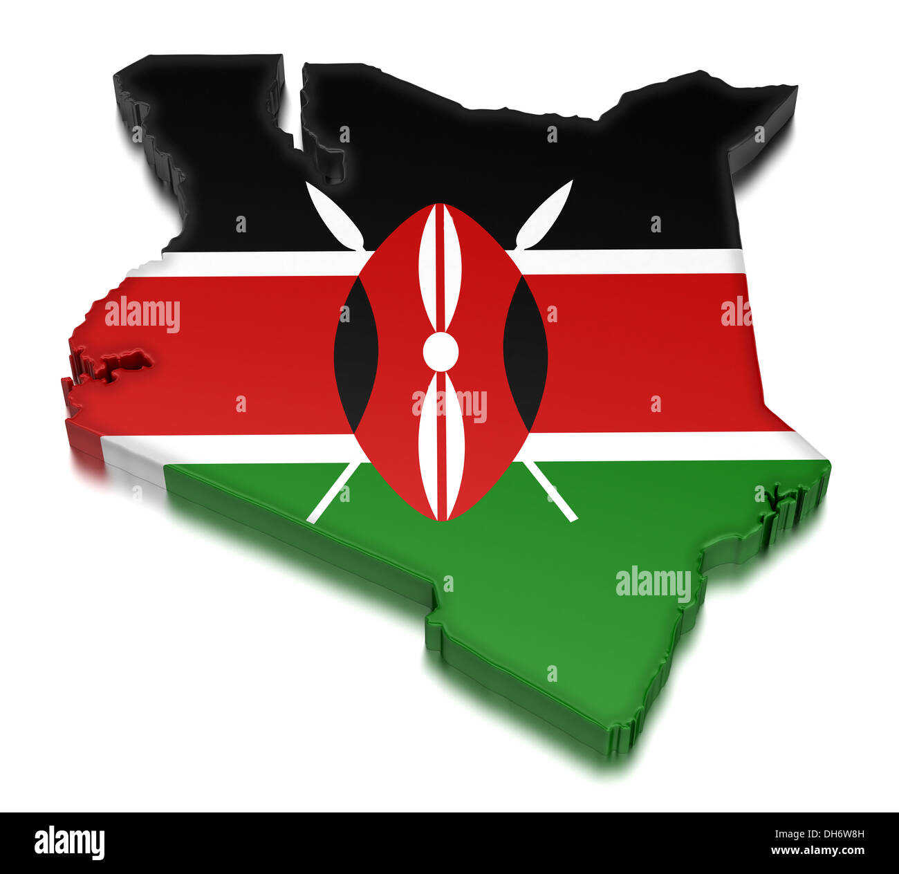 Kenya (clipping path included Stock Photo - Alamy