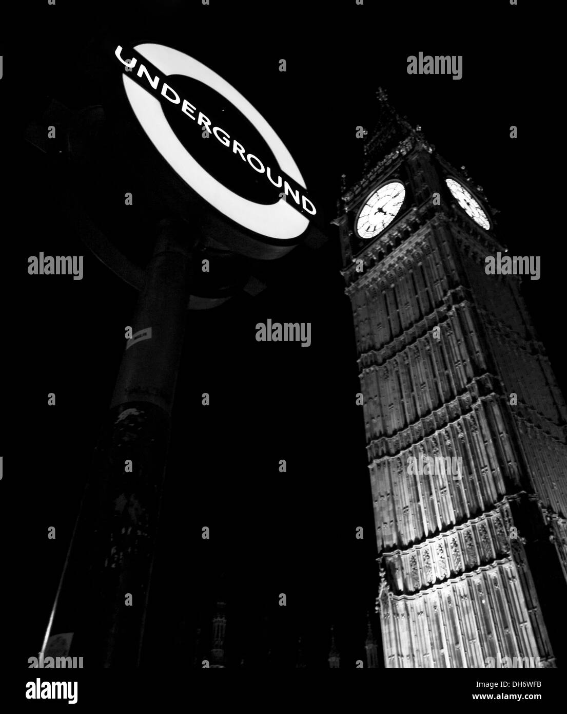 View big ben underground sign High Resolution Stock Photography and ...