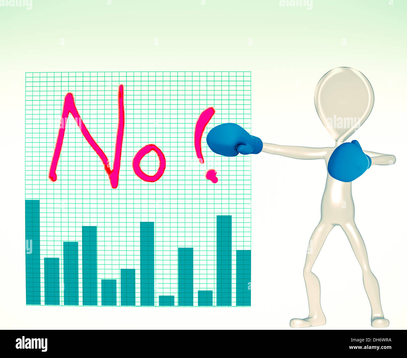 Boxing 3D symbol Stock Photo - Alamy